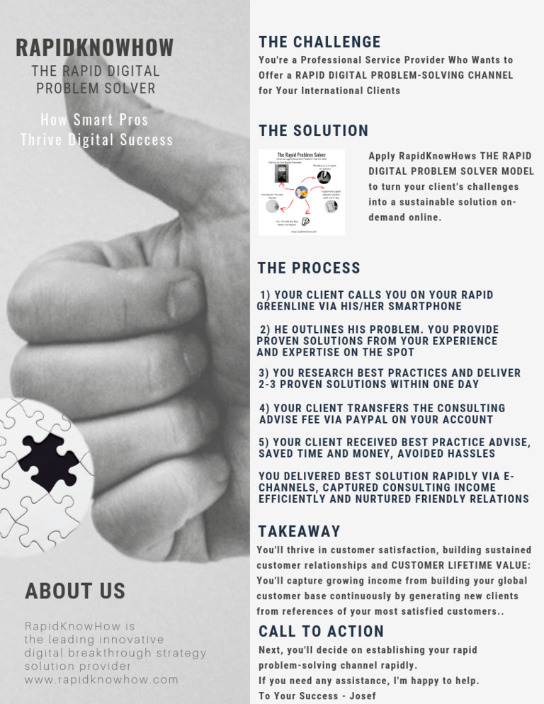 Becoming The Rapid Problem Solver - How Smart PROs Thrive Rapid Digital ...