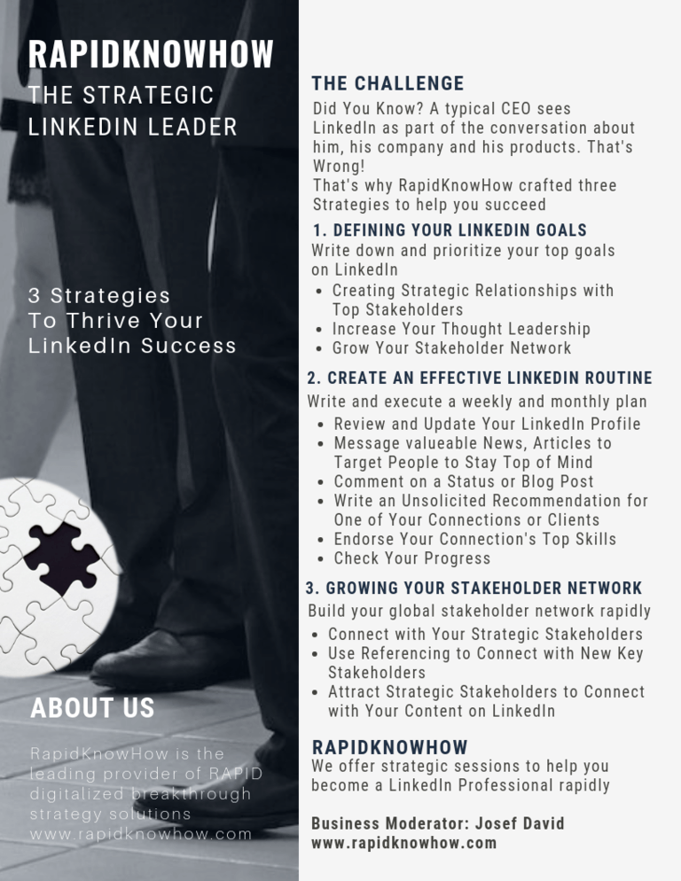 Becoming The Stakeholder Leader - Top 3 Strategies to Grow Your ...