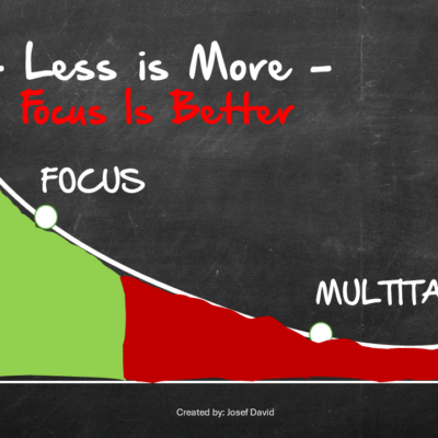LESS is MORE - FOCUS is Better - RapidKnowHow