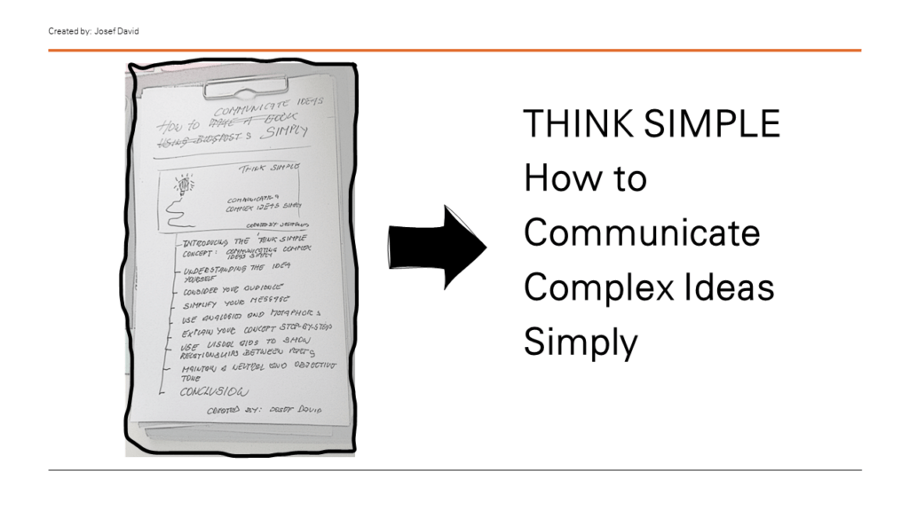 Communicate Complex Ideas Simply
